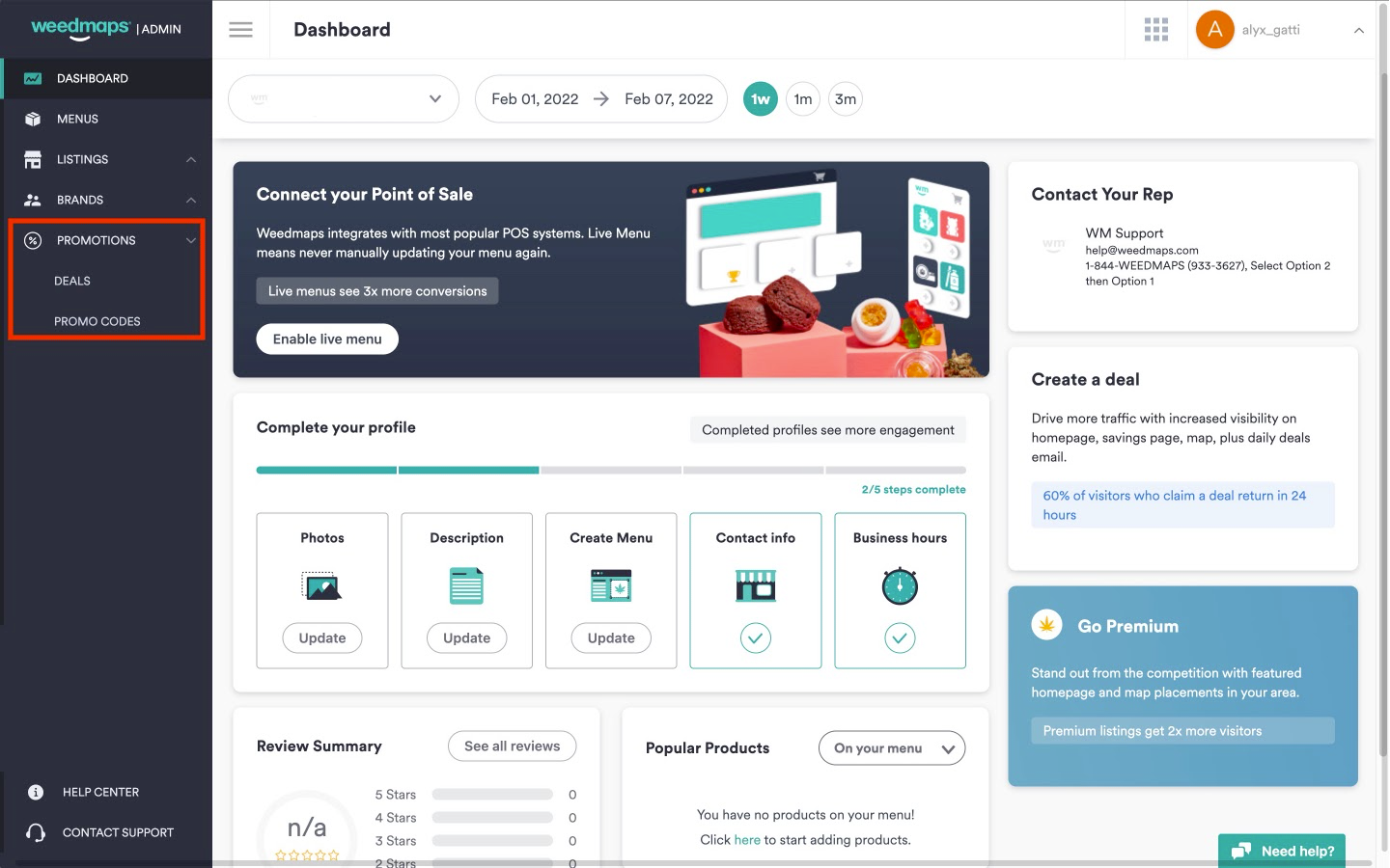 WM Deals: How to create a promo code