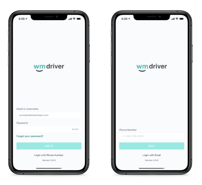 WM Orders: How to log into the wm driver app